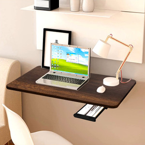 Torche Wall mounted Study table(28.5 inches X 16 inches) round corner ...