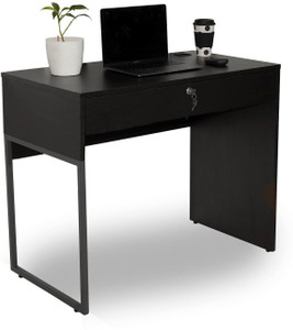ATMOSPHERE Leo Mini Study Table with Lockable Drawer/Sturdy Computer ...