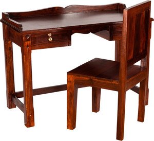Induscraft Sheesham Wood Solid Wood Study Table Price in India - Buy ...