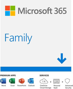 MICROSOFT 365 Family 12-Month Subscription, 6 people | Premium Office ...