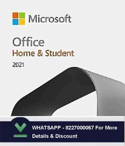 MICROSOFT Office Home & Student 2021(Lifetime Validity) Activation Key ...