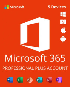 MICROSOFT Office 365 Professional Plus (5 Users/PC, Lifetime Validity ...