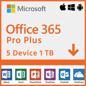 MICROSOFT Office 365 Pro Plus for Windows/MACOS (5 Users, Lifetime ...