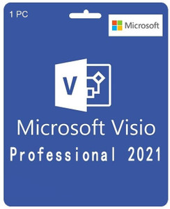 MICROSOFT Visio Professional 2021 for Windows PC (1 User, Lifetime ...