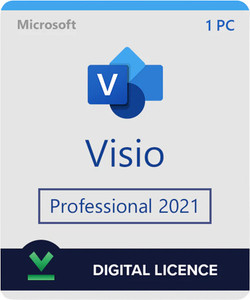 MICROSOFT Visio Professional 2021 for Windows PC (1 User, Lifetime ...
