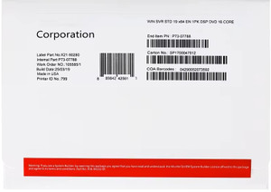 MICROSOFT WINDOWS SERVER 2019 STANDARD 64 BIT DVD PACK WITH 16 CORE 64 ...