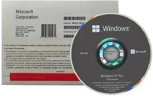 MICROSOFT Windows 11 Professional, Retail license dvd pack 64 bit / 32 ...