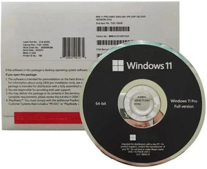 MICROSOFT Windows 11 Pro DVD Pack ( 1 User, Transferable ) Lifetime ...