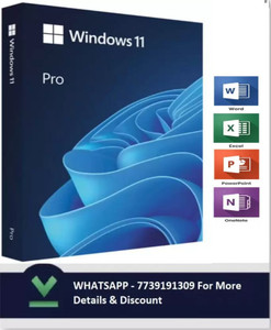 MICROSOFT Windows 11 Professional OEM,1 PC,Lifetime Validity Retail ...