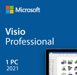 MICROSOFT Visio 2021 Lifetime Professional Plus 1 User 1PC/Laptop ...