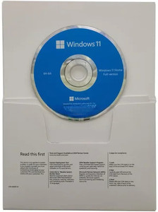MICROSOFT Windows 11 (1 User/PC, Lifetime Validity) OEM DVD PACK Home ...