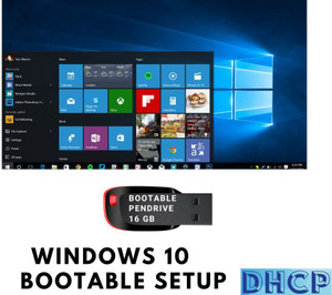 dhcp WINDOWS 10 16GB PENDRIVE BOOTABLE SETUP - dhcp : Flipkart.com