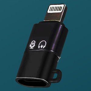 ExpressBuys Black Type-C to iPhone Lightning Jack Convertor for ...