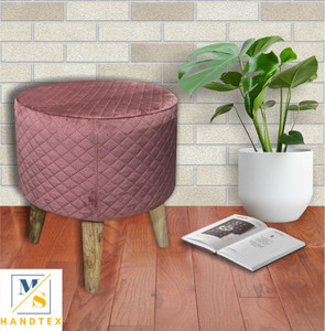MS HANDTEX Solid Wood Pouf Price in India - Buy MS HANDTEX Solid Wood ...