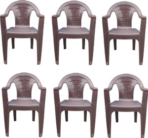 HOMIBOSS Arm rest chairs for office , garden Plastic Outdoor Chair ...