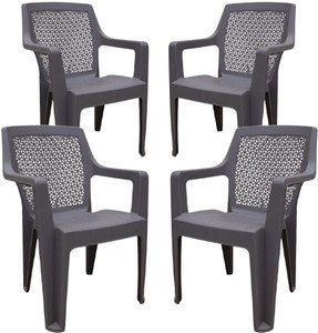 cello Sonet Armrest Matt Finish Plastic Chair for Home, Garden Plastic ...