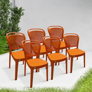 Furniture Yard Mango Salsa Plastic Chair/Stackable Plastic Chair/Strong ...