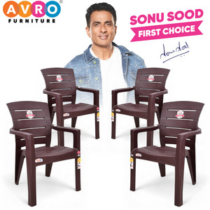AVRO furniture 9955 MATT CHAIR (Pack Of 4) Plastic Outdoor Chair Price ...