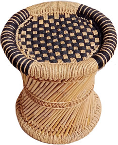 Rashi Creation Rajasthani Handmade bamboo stool/mudda/muddi Bamboo ...