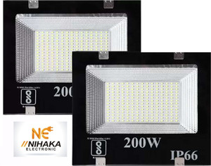 NIHAKA 200 W Waterproff Ip66 Ultra Slim Led Outdoor Flood Light (Pack ...