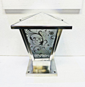 auet v-26 steel gate light for pillars ,boundaries, garden, terrace ...