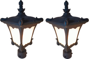 kiyah Lights Traditional Outdoor Gate Lights B22 Holder Cast Aluminium ...