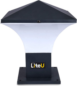 LiteU Unbreakable Glass Gate Lights Garden Lamp Phantom Black Gate ...