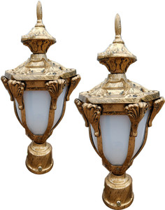 kiyah Lights Traditional Outdoor Gate Lights Cast Aluminium for House ...