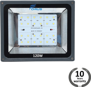 FORUS 120 Watt LED Flood Light With 10 Years Warranty, Highest Lumen ...