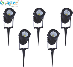 ASTER LITE 10W LED Spike Light, Garden Focus Light (Warm White, Pack of ...