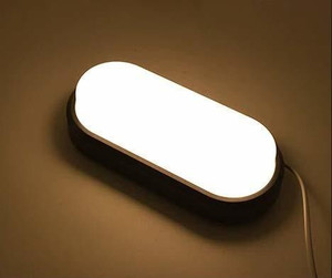 DECRETIVE 9 Watts LED Oval Shape Outdoor Bulkhead Waterproof IP54 ...