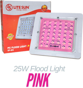 LiteSun Flood Light 25w (Pink) Flood Light Outdoor Lamp Price in India ...