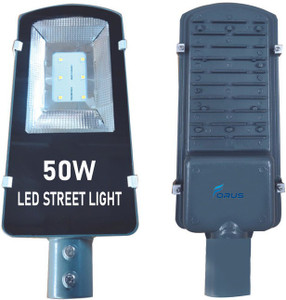 FORUS 50 Watt LED Street Light Black Color, Light Color- Cool White ...
