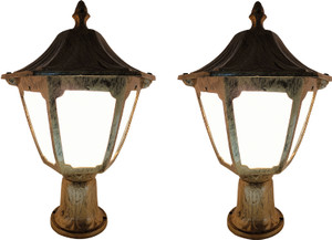 kiyah Lights Traditional Outdoor Gate Lights Cast Aluminium for House ...