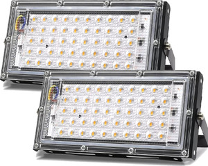 qlear 50 Watt Brick Ultra Bright Lens LED Flood Light Outdoor Light ...