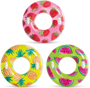 maruhub 1Pc Inflatable Water Float Swimming Pool Ring with 2 Sturdy ...