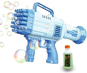 Sneh Fashion 32 Hole Electric Rocket Bubbles Gun Water Gun - 32 Hole ...