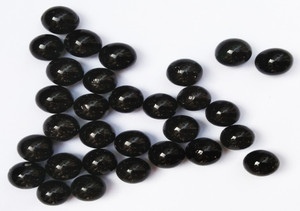 Jiyansh Traders 30 Pcs Black Colour Kanche Marble Glass Ball Goli in ...