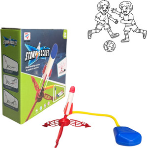 Zuuluzrs Air Powered Rocket Jump Launcher Lightweight and Durable Toy ...