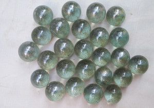 Jiyansh Traders 25 Piece Paani Glass Colour Kanche Marble Glass Ball ...