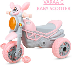 VARAA G BABY TRICYCLE WITH MUSIC & LIGHT, MADE IN INDIA, COLOR TYRE ...