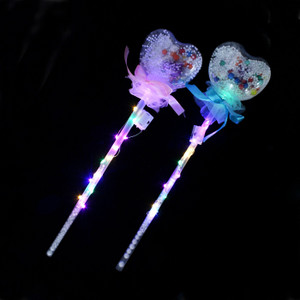 Confidence Light-Up Heart Shape Wand Glow Stick Witch Wizard Magic ...