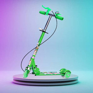 Chowkidar Scooter for Kids 3 Wheeler Foldable Kick Skating Cycle with ...