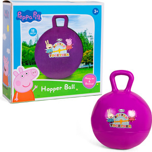 Peppa Pig Hopper Ball, 3Y+, Bouncy Ball with Handle - Hopper Ball, 3Y ...