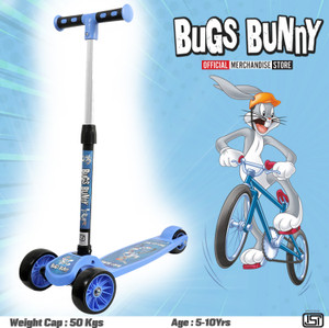 Warner Bros. Buggs Bunny Scooter , Foldable, Height Adjustable - Buggs ...