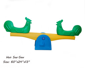 PLAYTOOL Hen See-Saw Rocker For Kids - Hen See-Saw Rocker For Kids ...