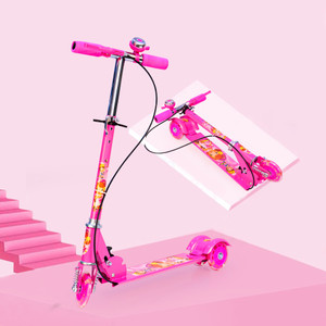 Keekos Scooter for Kids 3 Wheeler Foldable Kick Skating Cycle with ...