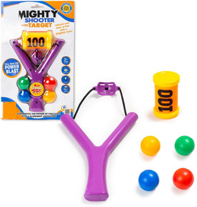 zokato Mighty Shooter with Target Slingshot Catapult Gulel Along with ...