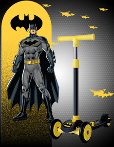 Miss & Chief Batman - 3 Wheel Scooter for Kids, Lightweight|Foldable ...