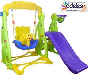 ODELEE Baby Slider and Swing Combo Along with 1 Basket Ball - Baby ...